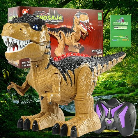 Dibyagl T Rex Remote Control Dinosaur Toy Jurassic 2 4g