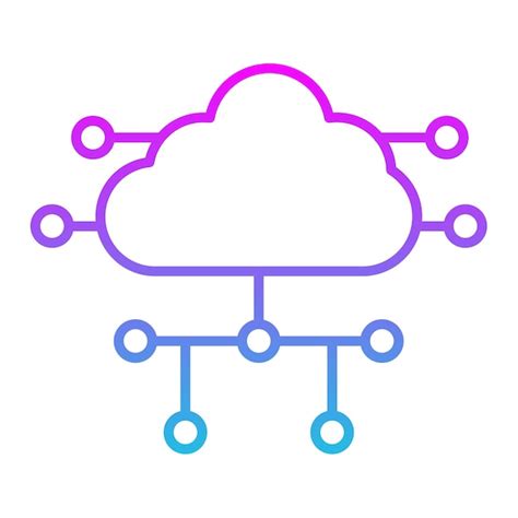 Premium Vector Cloud Computing Icon