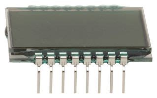 LCD A2X1C50TR LUMEX 7 Segment LCD Display 2 5 3 X 1 Newark Electronics