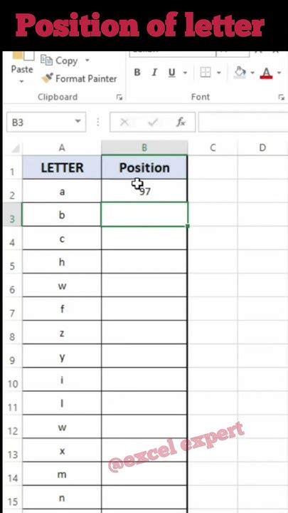 How To Find Position Of Letter In Excel Excel Microsofttips