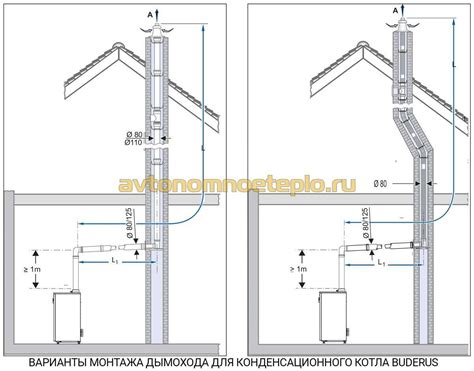 Дымоход для газового котла коаксиальный: виды, устройство, схемы