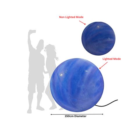 Giant Lighted Marble Sgs Largest Thematic Event Lighting And Decor