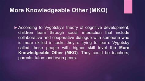 Social Development Theory By Vygotsky Ppt