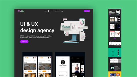 web ui landing page design concept figma