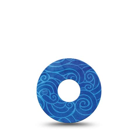 Expressionmed Watercolour Waves Adhesive Patch Freestyle Libre 3