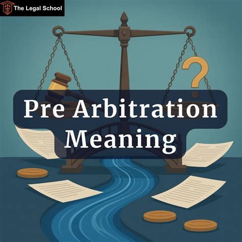 Pre Arbitration Meaning Provisions And Importance