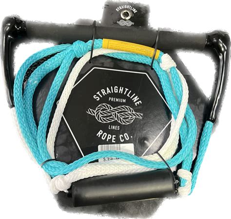 Straightline Team Handle Section Long V Teal Macs Waterski