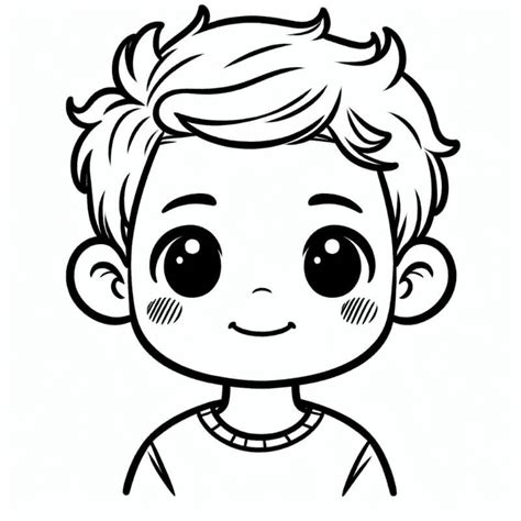 פנים של ילד לצביעה אונליין דפי צביעה אונליין יויו