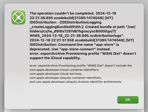 Building Ios App With Icloud Enabled Fails Ios Xojo Programming Forum