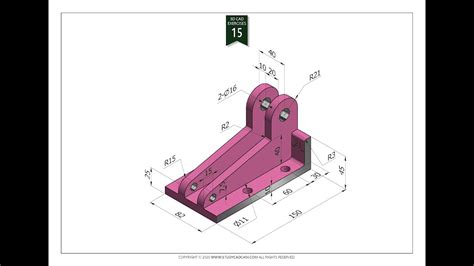 15 3d Cad Exercises Solidworks Youtube