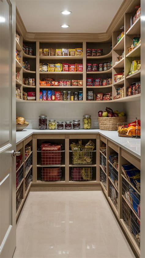 Small Pantry Closet 42 Ideas Under Shelf Baskets For Added Storage In