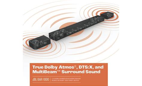 Jbl Bar Powered Channel Sound Bar System With Bluetooth Wi Fi Apple Airplay