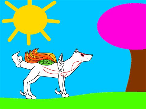 My Amaterasu Drawing By Bluehedghog On Deviantart