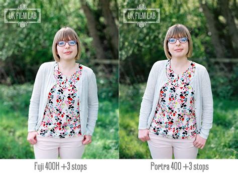 Kodak Portra And Fuji 400h Comparisons And Exposure Tests Canadian Film Lab