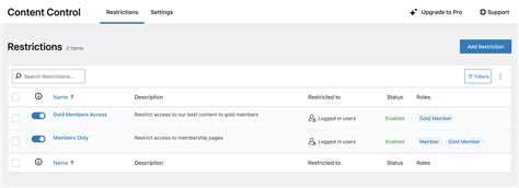 Content Control The Ultimate Content Restriction Plugin Restrict