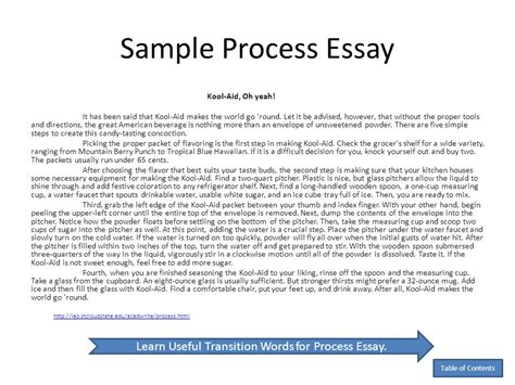 24 Process Essay Examples To Download