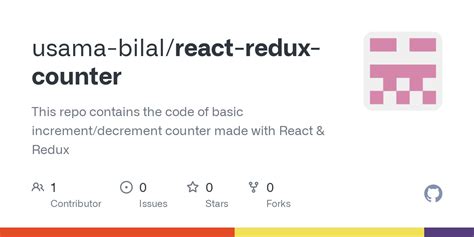 GitHub Usama Bilal React Redux Counter This Repo Contains The Code
