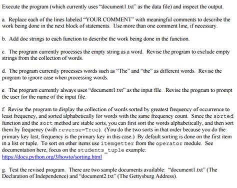 Solved Execute The Program Which Currently Uses