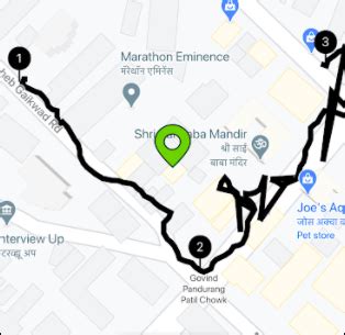 When I Draw The Polyline On Maps By Using Gps Coordinates My Directions Are Showing As Zig Zag