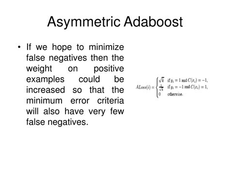 Ppt Fast And Robust Classification Using Asymmetric Adaboost And A Detector Cascade Powerpoint