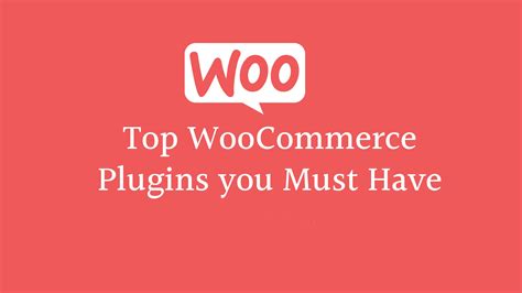 Top Woocommerce Plugins You Must Have