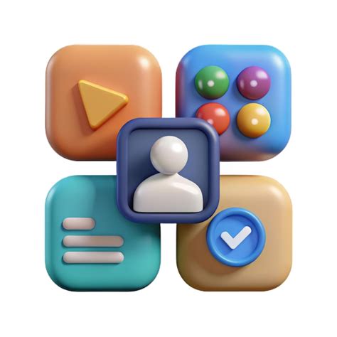 Premium Photo 3d Social Media Platform Online Social Communication Applications Concept Social