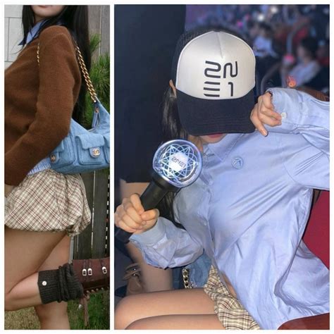 2ne1 콘서트 찾은 제니 떼창 중심에 내가 있었다”애플힙 스커트로 시선 강탈