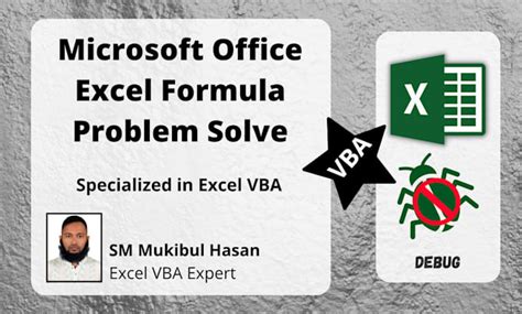 Correct Errors Or Problems Of Your Microsoft Excel Formula By Mukibul Hasan Fiverr