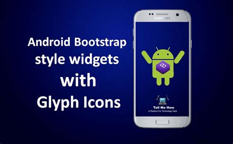 How To Add Android Bootstrap Style Widgets With Glyph Icons Randroiddev