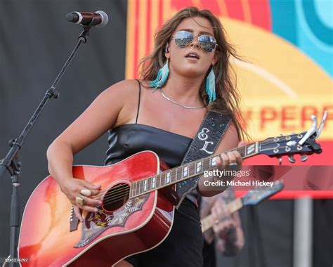 Ella Langley Performs During Cma Fest 2022 At Dr Pepper Amp Stage At