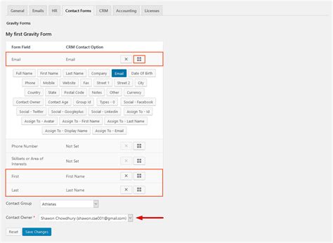 How To Activate And Use The Gravity Forms Crm Integration For Wp Erp