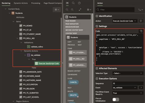 Oracle Apex Validation Without Submit Using Javascript And Ajax Callback • Vinishdev