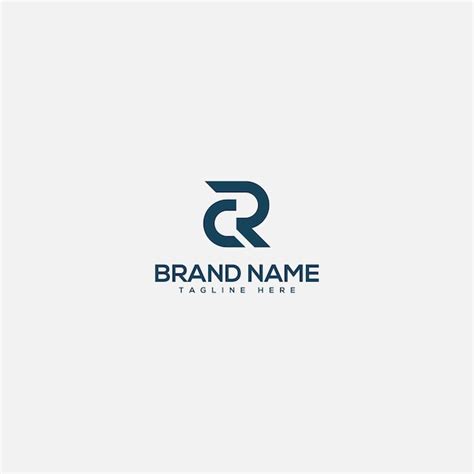 Premium Vector Alphabet Cr Rc C R Letter Logo Design Template Vector