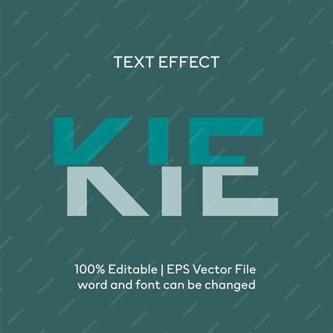 Premium Vector Editable Cut Text Effect 3d Text Style Effect Mockup Template