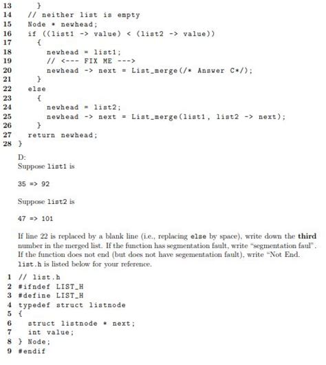 This Question Asks You To Merge Two Sorted Linked