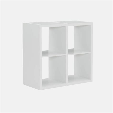 4 Cube Storage Unit White Artofit