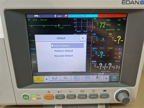 Used Edan Im50 Patient Monitor Mgf 2020 Spo2 Ecg Nibp Ibp Temp