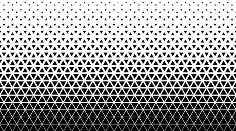 Halftone Triangle Abstract Background Black And White Vector Pattern Stock Vector By