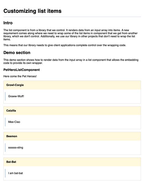 Customizing Lists With Angular Template References Mimacom