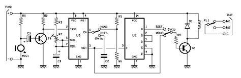 Clap Sensor Switch In Diy Kit