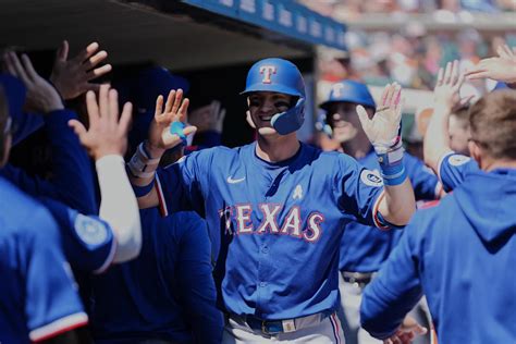 Rangers Josh Jung Hits 2 Run Homer For Mom While Facing Brother Jace On Mothers Day Yahoo Sports