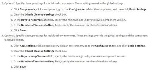 Urbancode Deploy Aka Udeploy Tutorial Cleaning Up Component Versions