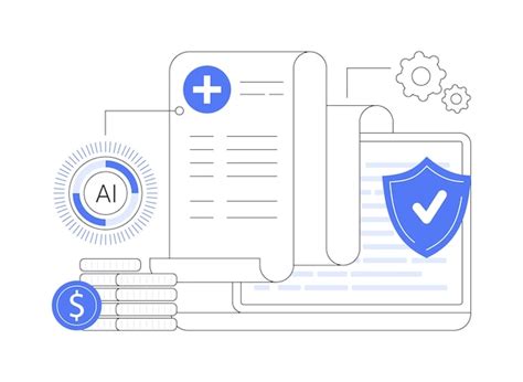 Premium Vector Aistreamlined Medical Billing And Coding Abstract Concept Vector Illustration