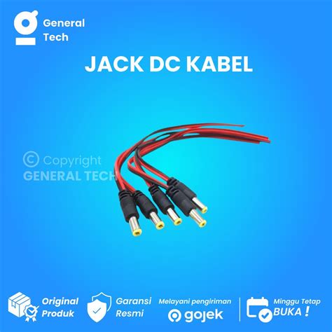 Jual Jack Connector Dc Power Kabel Socket Plug Male Female Shopee