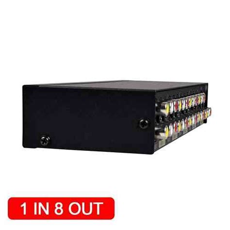 Audio Video Splitter Port RCA Input Output Ido Lk