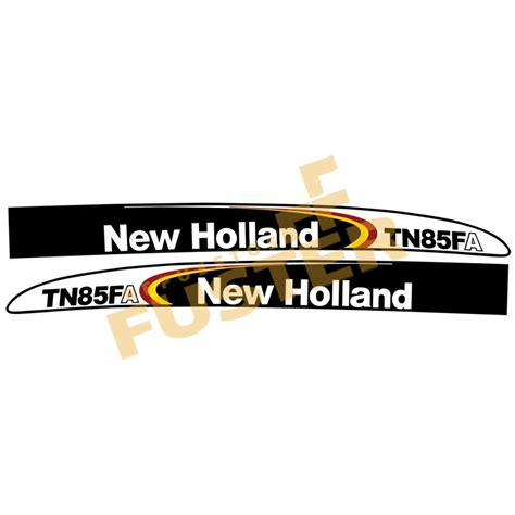 Decal Set New Holland Tn85fa Repuestos Fuster