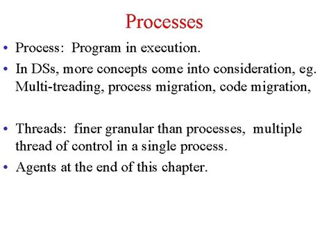 Processes Chapter 3 Processes Process Program In Execution