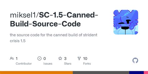 github miksel1 sc 1 5 canned build source code the source code for