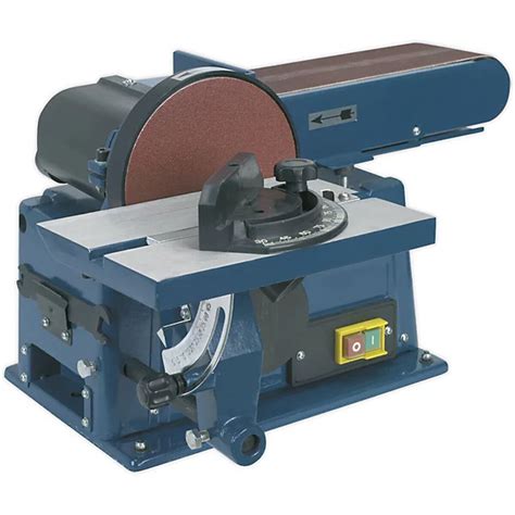 Versatile 500w Portable Table Mounted Disc And Belt Sander With