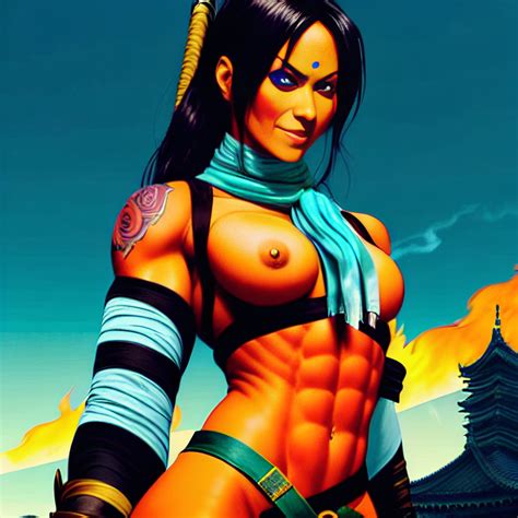 Rule 34 1girls Abs Ai Generated Ai Upscaled Arm Tattoo Black Hair